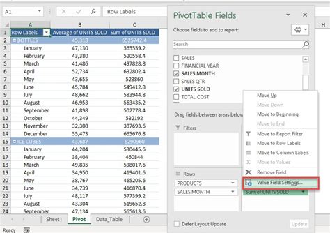 Std Dev In Excel Pivot Tables Myexcelonline