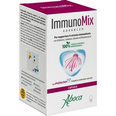 Immunomix Advanced за подпомагане на имунитета х50 капсули Aboca