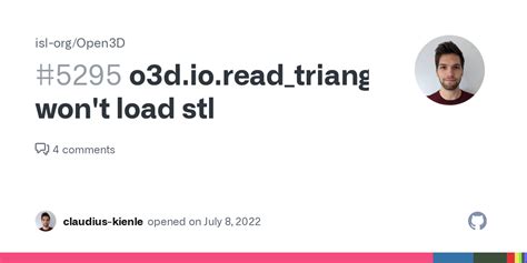O D Io Read Triangle Mesh Won T Load Stl Issue Isl Org Open D GitHub