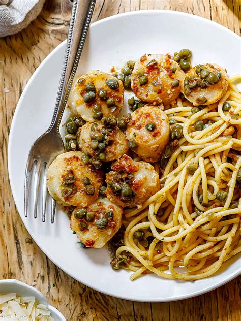 Pan Seared Scallop Pasta Recipe Pan Seared Scallops Recipe With Pasta