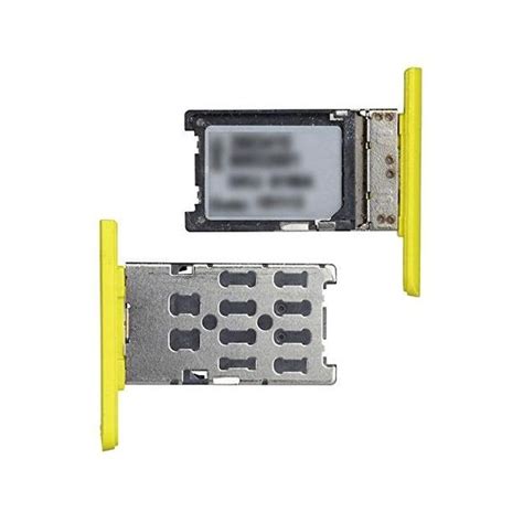 Sim Card Holder Tray For Nokia Lumia Yellow Maxbhi Com