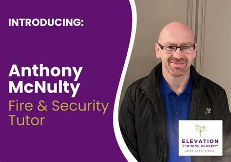 Were So Excited To Be Welcoming Anthony Mcnulty To Elevation Training