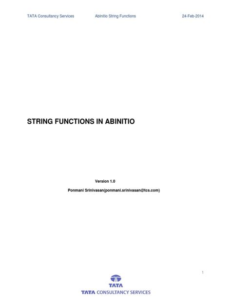 Abinitio String Functions Pdf String Computer Science Regular Expression