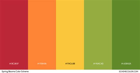 20 Beautiful Spring Color Schemes For 2021 Blog SchemeColor Com
