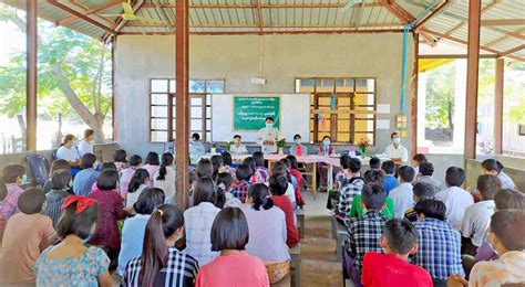 ပွင့်ဖြူမြို့နယ် စံပြကျေးရွာ အ လ က ခွဲကျောင်း၌ ကလေးသူငယ်အခွင့်အရေးဆိုင်ရာ သိကောင်းစရာ