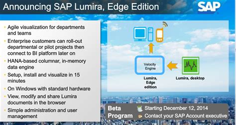 Lumira Today Tomorrow Part 2 Of Asksap Call No Sap Community