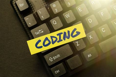 Inspiration Showing Sign Coding Business Overview Assigning Code To Something For