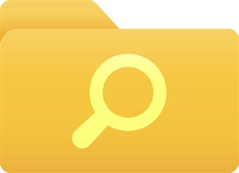Folder With A Magnifying Glass Symbol Folder Icon 24596242 Png