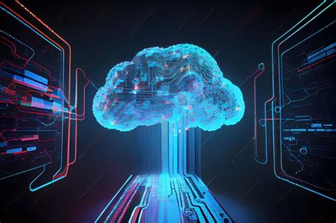 Premium Photo Cyber Security Ai Mind Network Management Modern Data Center Cloud Networking Ai