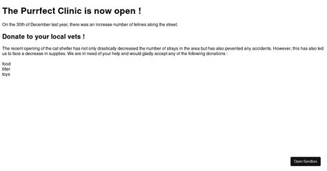 Practice Codesandbox