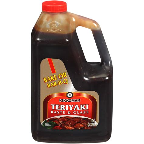 Kikkoman Teriyaki Baste And Glaze Sauce 5 Pound 1 Each