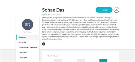 Sohan Das Online Resume Craftmycv
