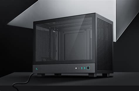 Deepcool Ch160 Mini Itx Pc Case High Airflow Mesh Panels Full Sized Air Cooler Support Direct