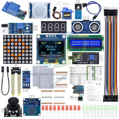 Kit De Sensor De M Dulo Uno R3 Con Pantalla Lcd Oled 0 96 De 1602