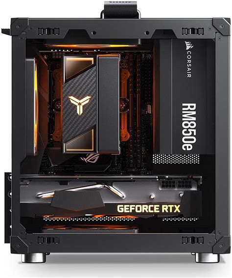 Jonsbo C6 Itx Black Itx Handled Mesh Pc Case Simple Compact Desktop