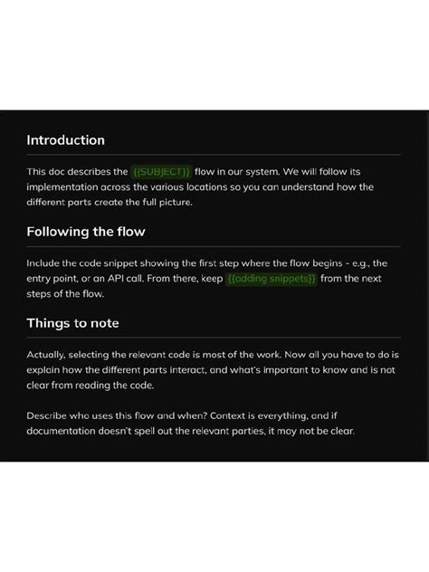 Code Documentation Template Pdf