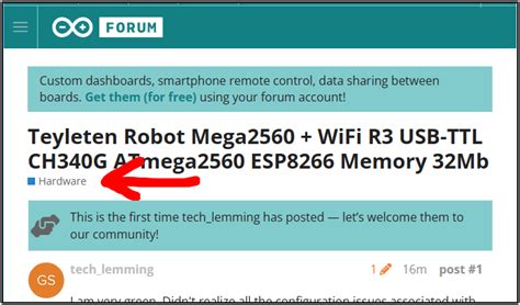 Teyleten Robot Mega WiFi R USB TTL CH G ATmega ESP Memory Mb Rd Party