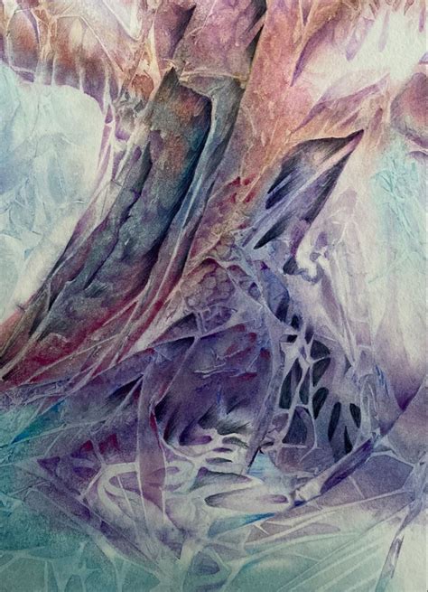 Mixed Media Tree Abstract Art Landscape Watercolor Painting Techniques Abstract Watercolor Art