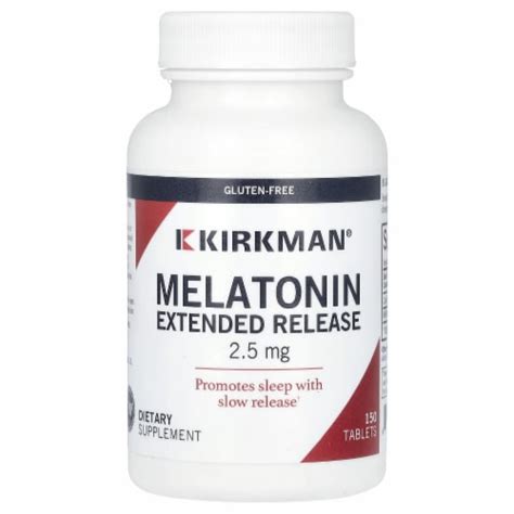 Kirkman Labs Melatonin Extended Release 2 5 Mg 150 Tablets 150 Count Kroger