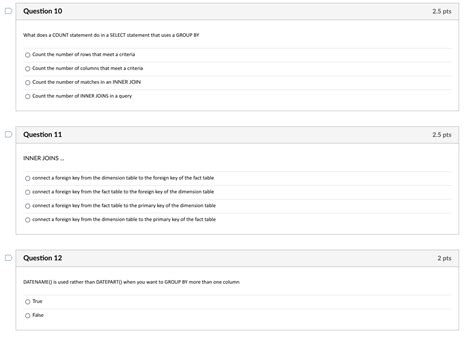 Solved What Does A Count Statement Do In A Select Statement