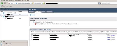 Srm Time Out 300 Seconds While Waiting For Sra To Complete Discoverdevice Command