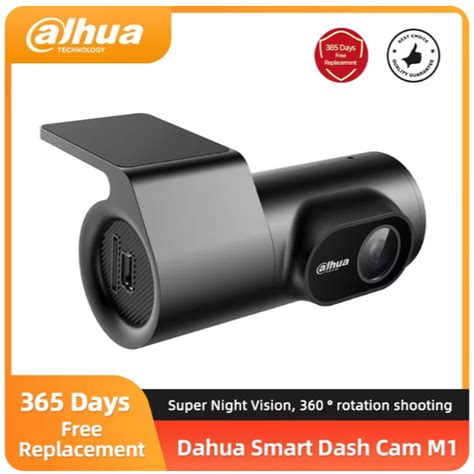 Dahua M1 Dashcam 1080p Wifi Recorder Crash Latch Night Vision 360