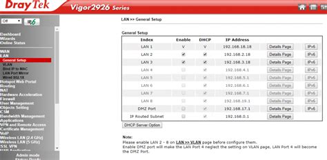 Multiple Vlan Setup Using Tplink And Draytek Router Clnet Solution