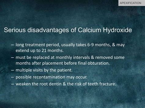 Apexogenesis And Apexification Pptx Dental Health Diseases And
