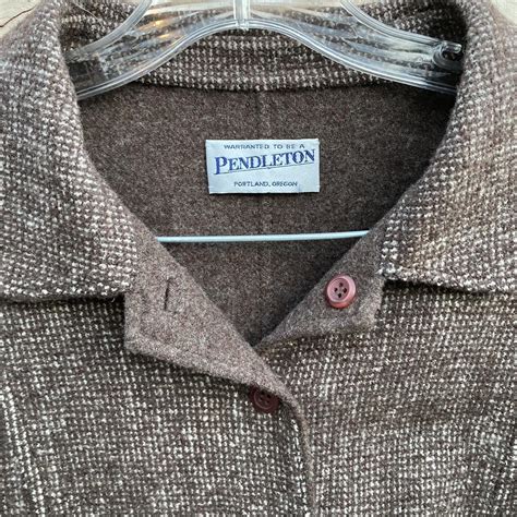 Pendleton Short Wool Tweed Coat Perfect Lightweight Depop