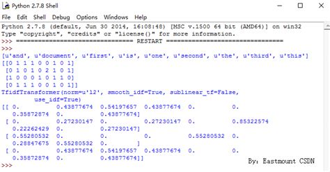 Python使用scikit Learn计算tf Idfsklearn Tfidf Csdn博客