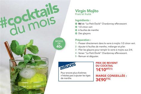 Promo Virgin Mojito Chez Metro Icatalogue Fr