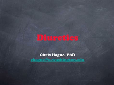 Ppt Diuretics Powerpoint Presentation Free Download Id2703638