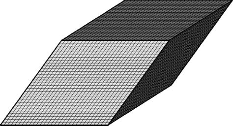 Body Fitted Grid System In The Inclined Cavity H ¼ 45 Problem 1 Download Scientific Diagram