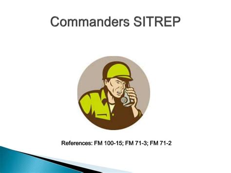 Ppt Performing Voice Commands Sitrep 9 Line Medevac And Visual