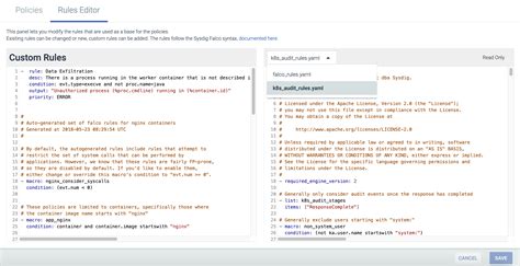 Kubernetes Audit Logging Sysdig Docs