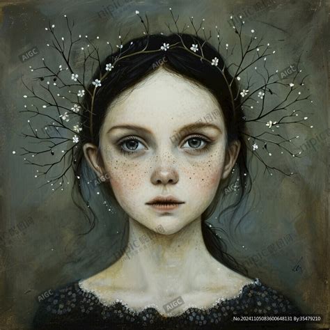 Ai创作图写实人物插画 原创女孩插画 欧美风女孩插画 数字油画插画设计 女孩装饰画 数字油画插画 原创厚涂 插画梦幻女孩 少女精灵女孩装饰画 写实唯美插画 艺术气息的女孩 唯美女孩装饰画 女孩
