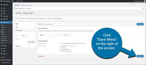 How To Customize Shortcut Links In The Wordpress Admin Toolbar Greengeeks