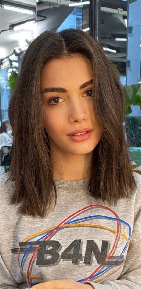 Straight Medium Length Haircuts