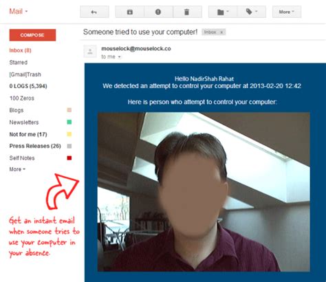 Voice Of Pc Get An Email Alert With Picture When Someone Tries To Log Into Your Computer