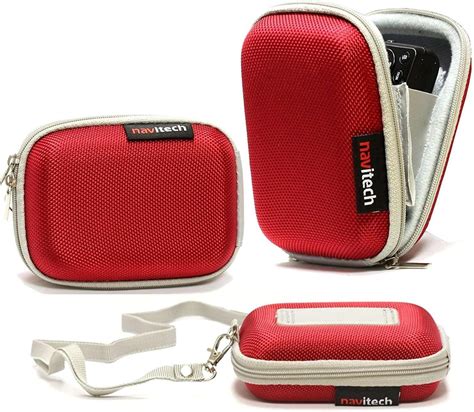 Navitech Red Shockproof Camera Case Compatible With Kodak Pixpro Fz55