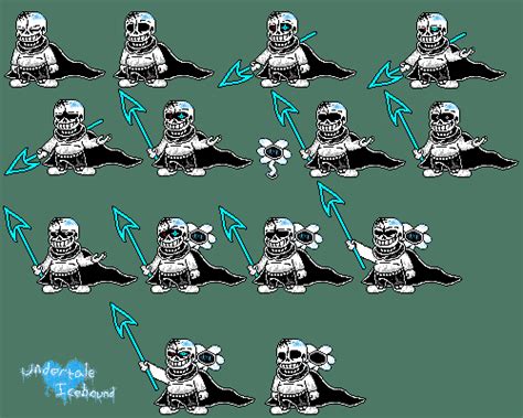 Undertale Icebound Unofficial Sprite Sheet Thing By Itsmeblueberry On Deviantart