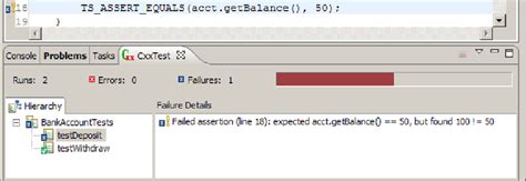 The Dedicated Cxxtest View Mimics The One For Junit Compilation Unit