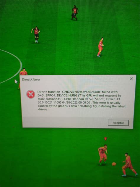 Error Directx En Fifa 23