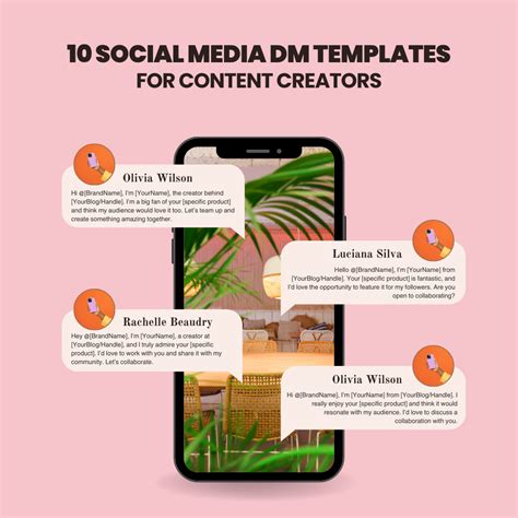 10 Social Media Dm Templates For Content Creators ⋆