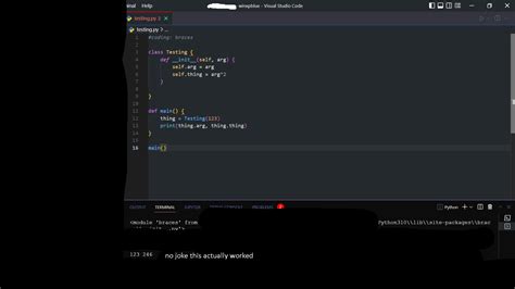 Python With Braces Rpython