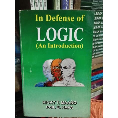 In Defense Of Logic Used Book Shopee Philippines