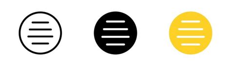 Premium Vector Menu Buttons Set Icon Tiles Slider Settings Centering Alignment Application