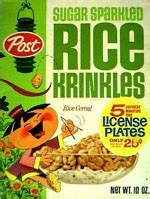 Sugar Rice Krinkles Cereal Picture Collection