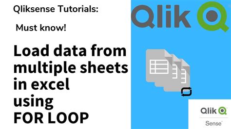 Qliksense Loop Through Sheets In Excel Using For Loop Youtube