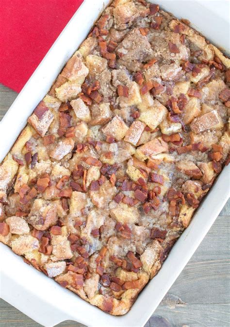 French Toast Bake Bacon Casserole Toast Bacon Breakfast Casserole
